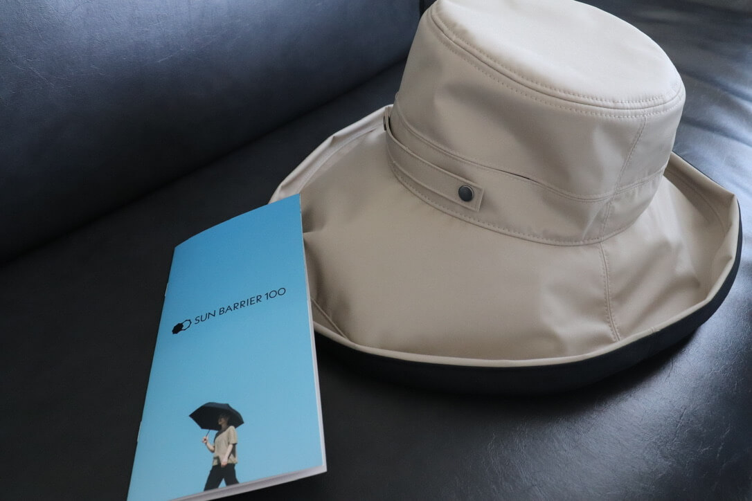 「サンバリア100 トラベル・ハット」遮光100%の帽子 レビュー・特徴・口コミ・評判・サイズなど - sappiのブログ