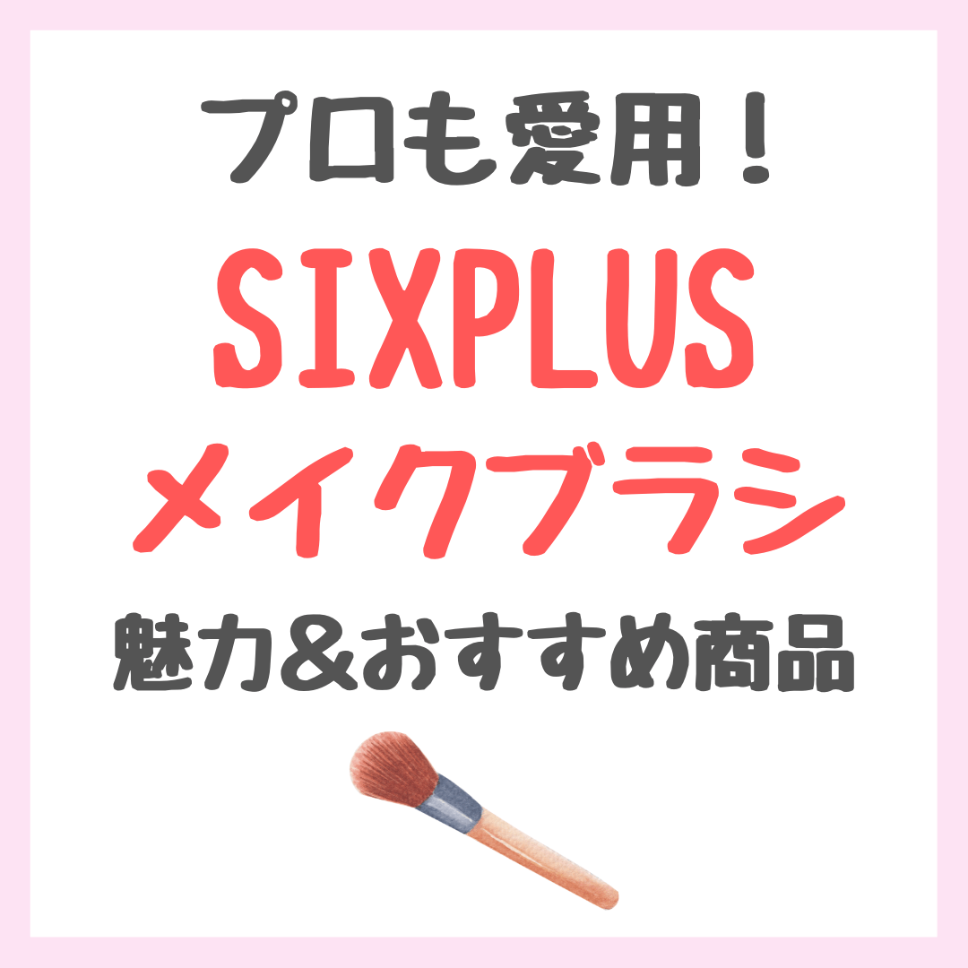 【予算一万円以下】プロも愛用のメイクブラシセット！SIXPLUS（シックスプラス）の魅力＆人気おすすめ商品をご紹介！ - sappiのブログ